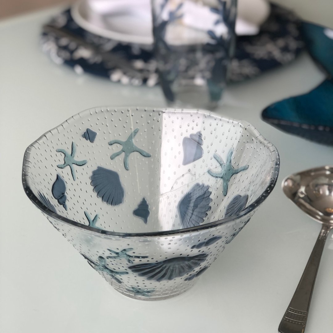 Bowl Acrílico Fundo do Mar | Casa na Praia